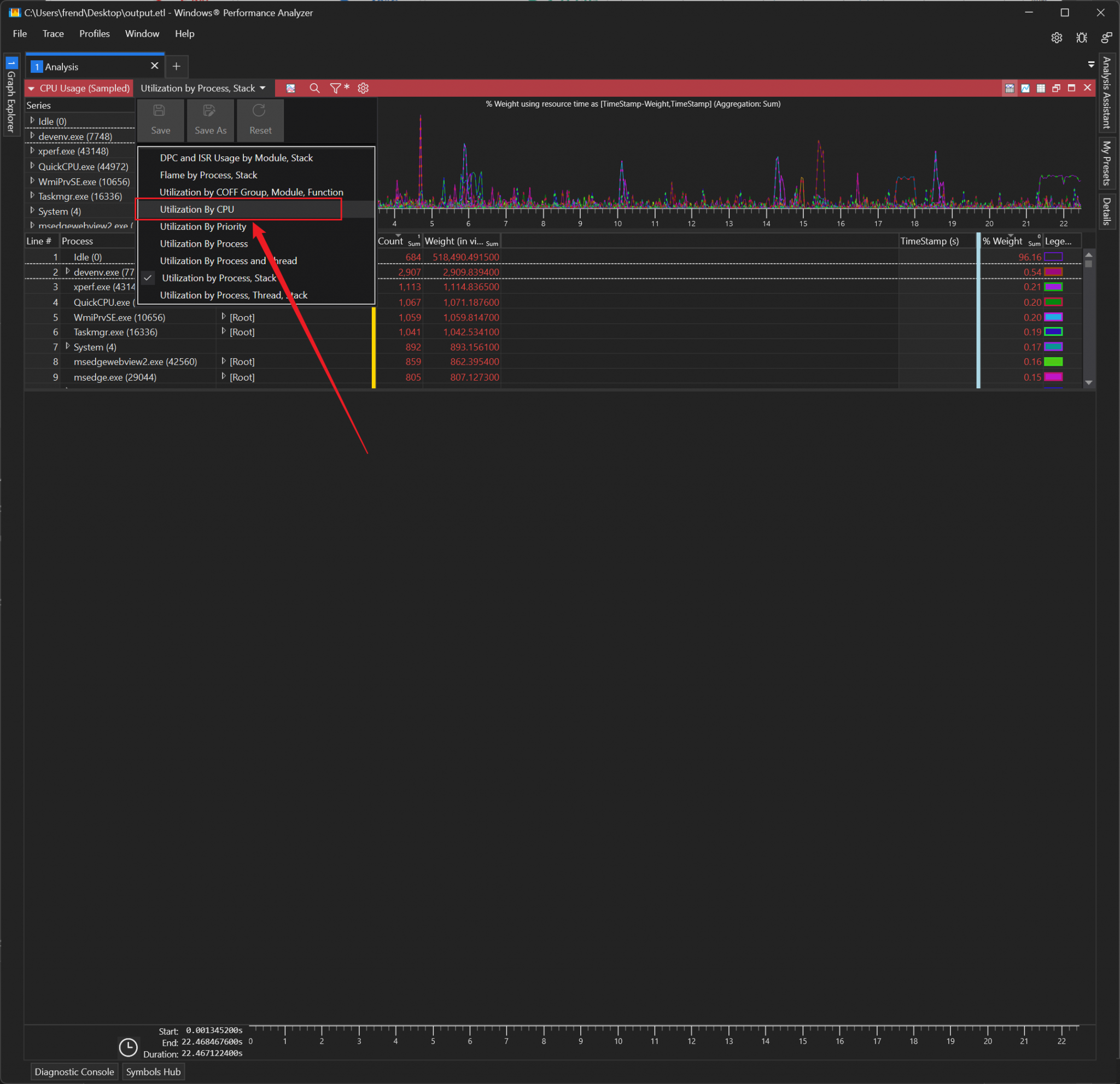 Windows 上如何查看某进程中线程在 cpu 核心的分布 – frendguo\'s blog